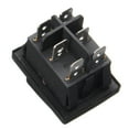 Waterproof Rocker Switch Car/Truck/Boat Blue LED ON/OFF/ON 6-Pin DPDT ...