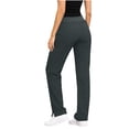 Straight Leg Sweatpants For Women Drawstring Elastic Waist Athletic ...