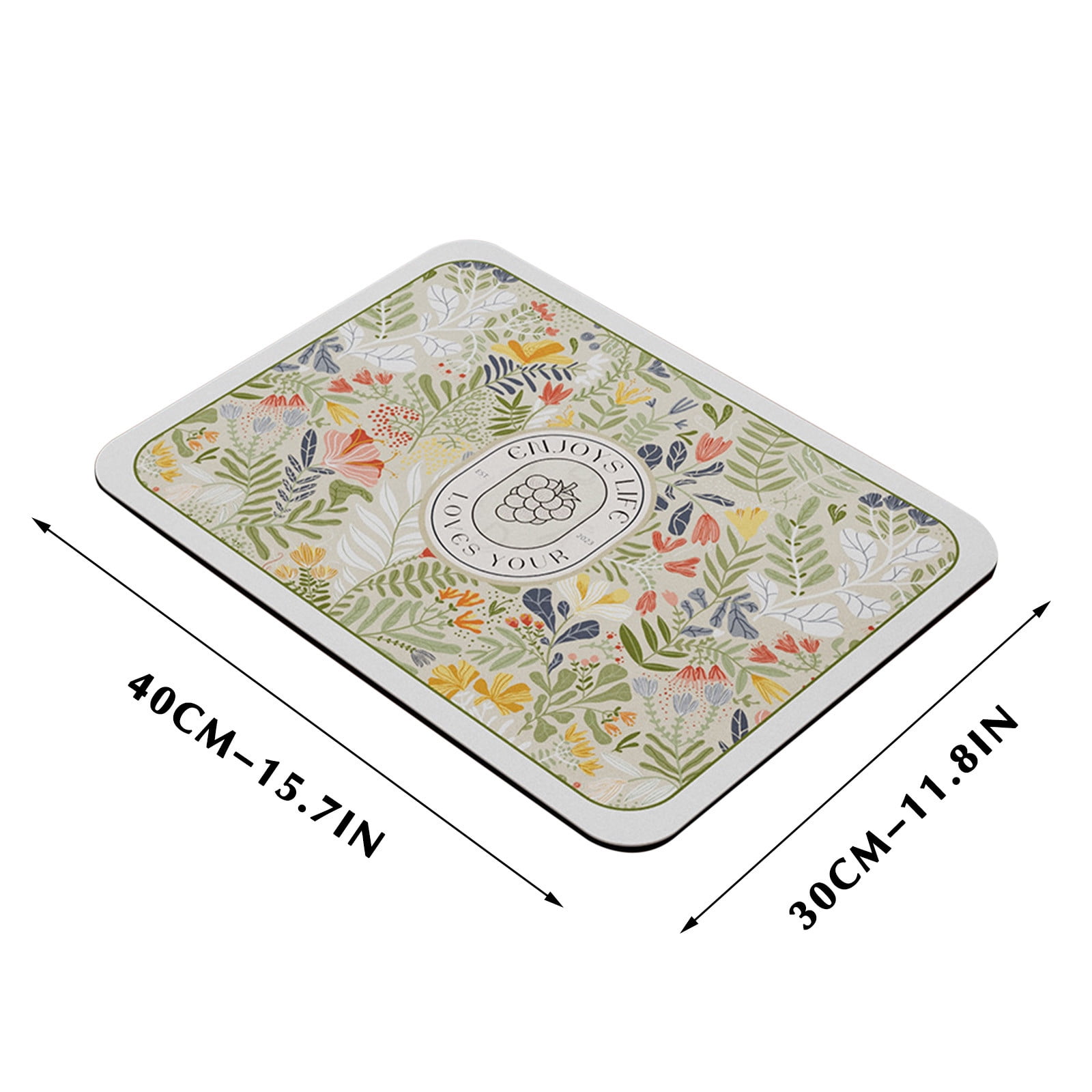 Pompotops Creative Cup Mats Kitchen Countertop, Bowl, Plate, Cup, Dr ...