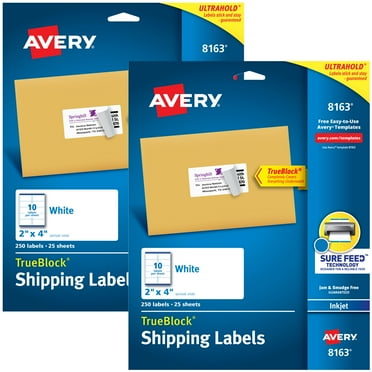 Avery Thermal Roll Labels 4" x 6", 220 White Shipping Labels (4156 ...