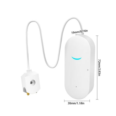 WiFi Smart Water Leakage Detector Alarm Alarm; Water Freeze Sensor App ...