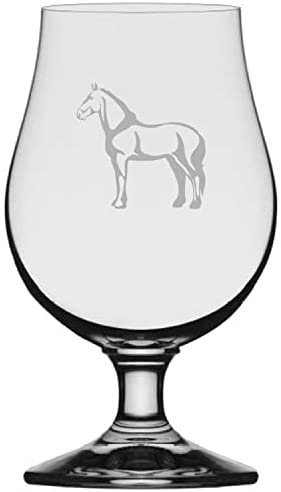 Percheron Body Horse Themed Etched 13.25oz Iona Beer Glass - Walmart.com