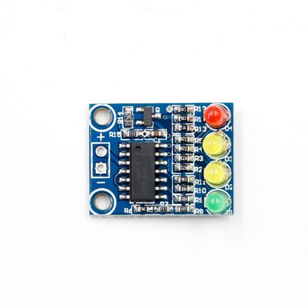 12V battery 4 segments 4-digit battery indicator module Onboard 4-digit ...