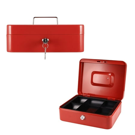 Maytalsory Cash Box Money Bank Deposit Steel Security Petty Cash ...