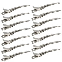 12 Packs Duck Bill Clips, 3.5 Inches Rustproof Metal Alligator Curl ...