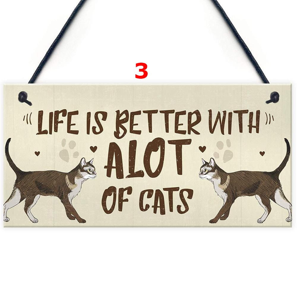 Kitchen Farm Home Decoration Wall Decor Shed Accessories Wood Cat Coop ...