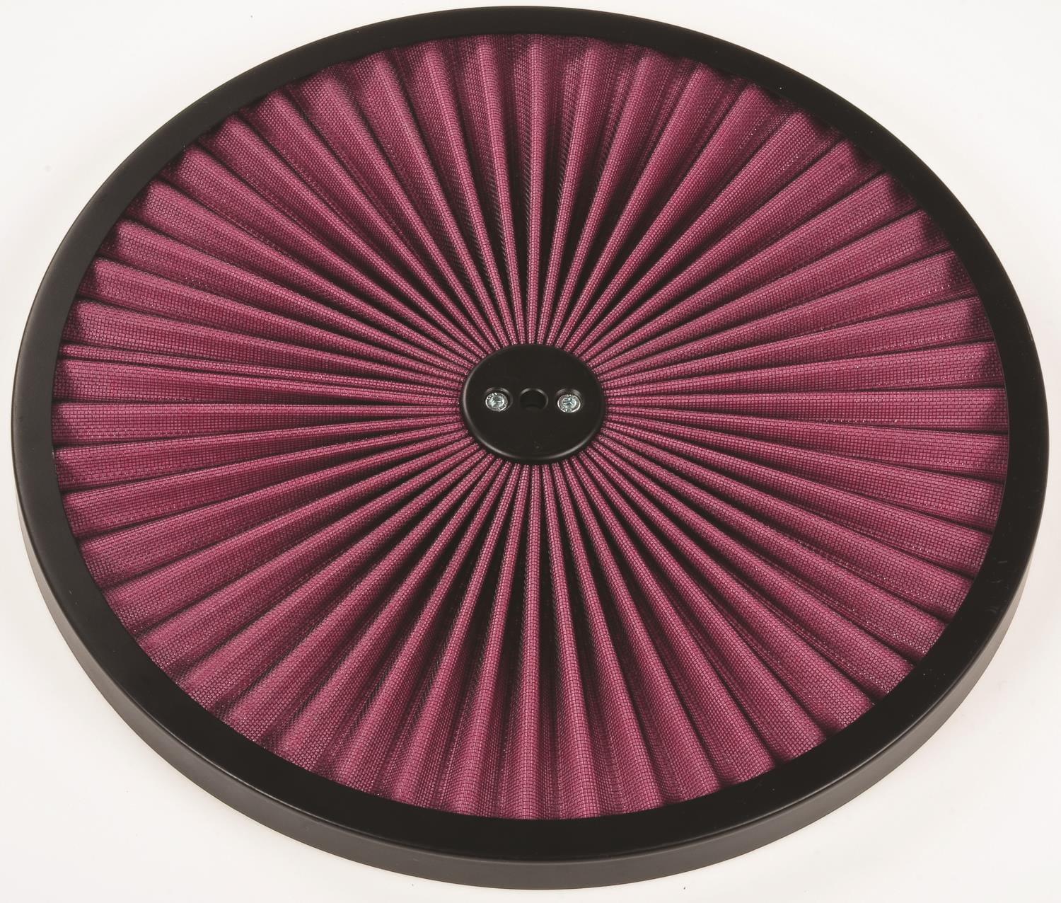 JEGS 500030 Flow-Thru Air Cleaner Lid 14 in. Black Trim Washable ...