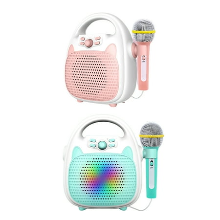Wireless Kid Singing Machine with 8000mah LED Home Microphone Bluetooth ...