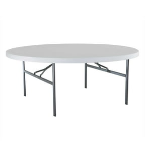Lifetime 60 inch Portable & Heavy Duty Round Folding Table, Indoor ...