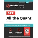 Pre-Owned GRE All the Quant (Manhattan Prep GRE Prep), 9781506298863 ...