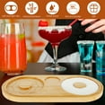 Jetcloudlive Reusable Bamboo Salt Rimmer with Double Plates for ...