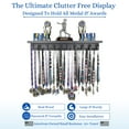 "24"" Black Medal Awards Rack, Trophy Shelf, Award Display Stand ...