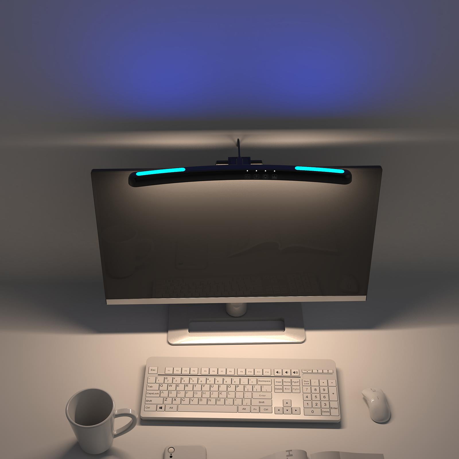 Lámpara de monitor de computadora Atenuación continua Tres niveles de ...