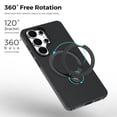 Shimist For Samsung Galaxy S25 Ultra 6.9" Case Built-in Magnetic Ring ...