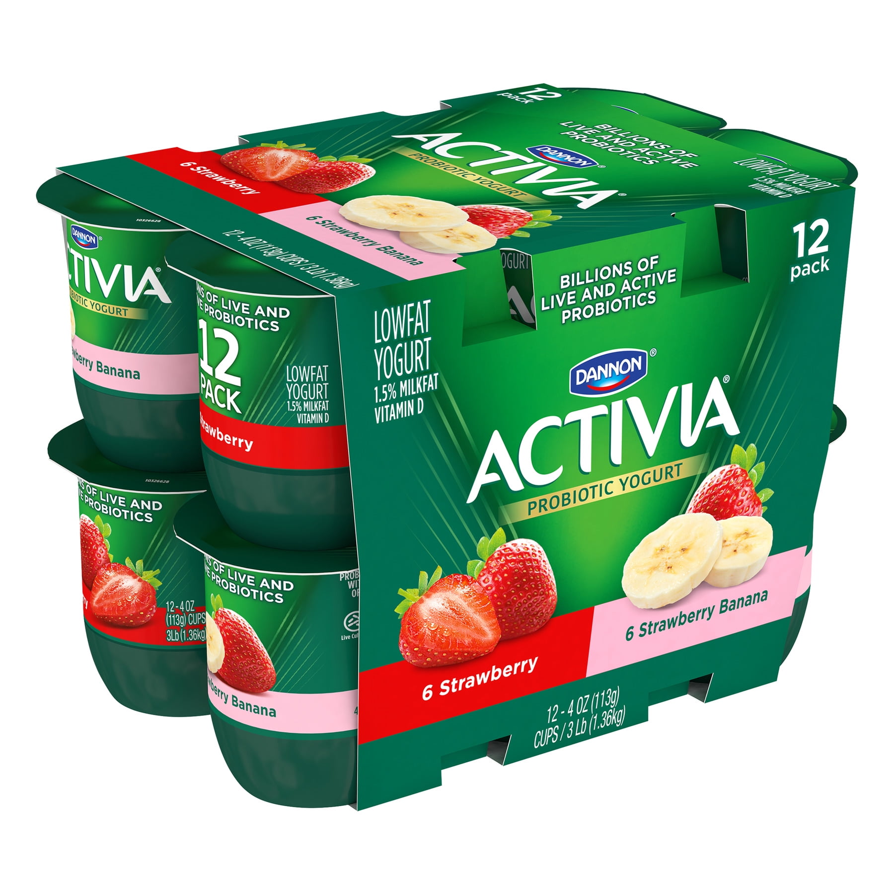 Dannon Activia Strawberry Banana Nutrition Facts | Besto Blog