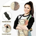 Colorful Cartoon Birds Oven Mitts and Pot Holders with Chef Apron Set 5 ...
