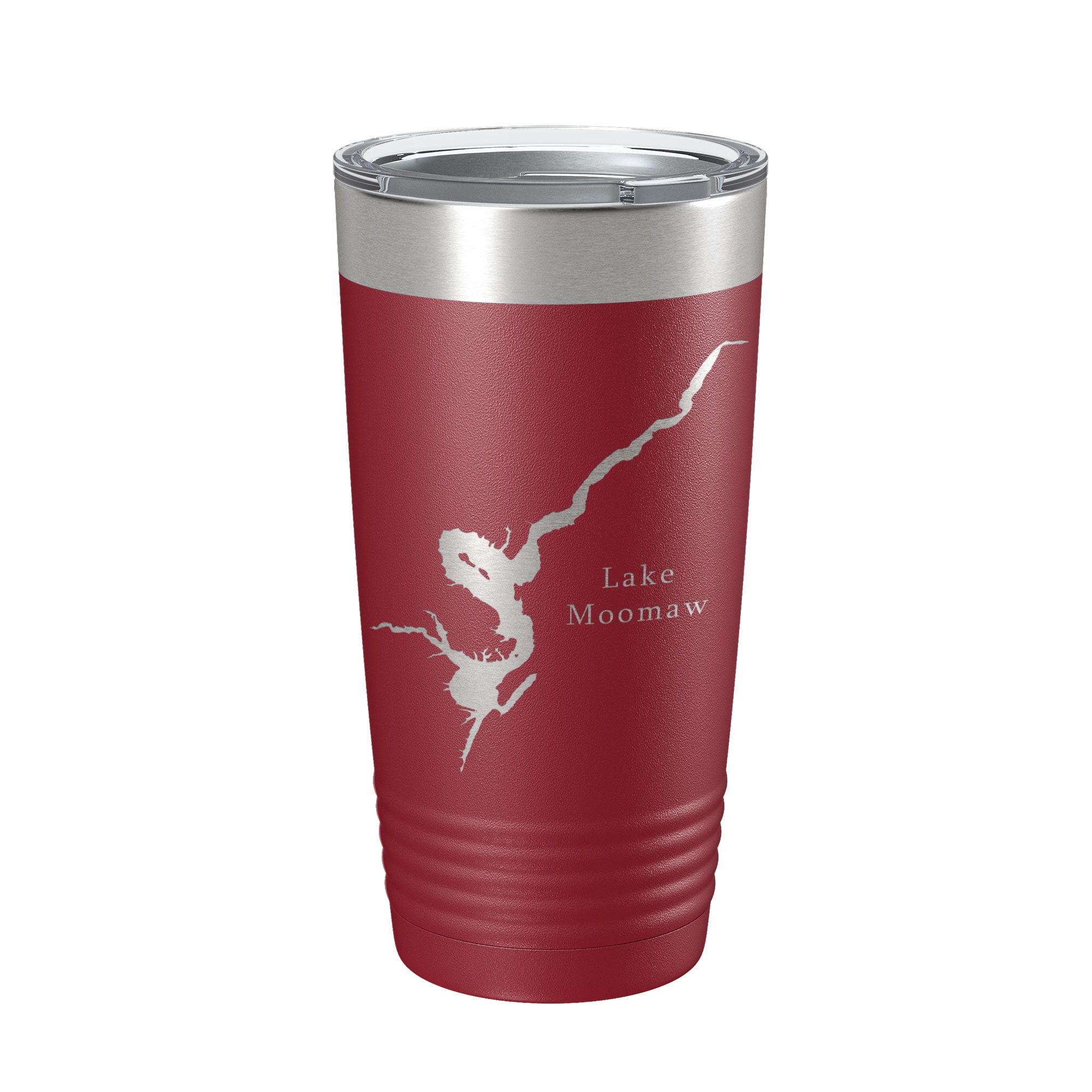 Lake Moomaw Map Tumbler Travel Mug Insulated Laser Engraved Coffee Cup ...