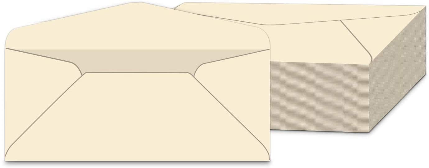 Cream Pastel #10 Business Envelopes | Standard Colored Mailers for ...