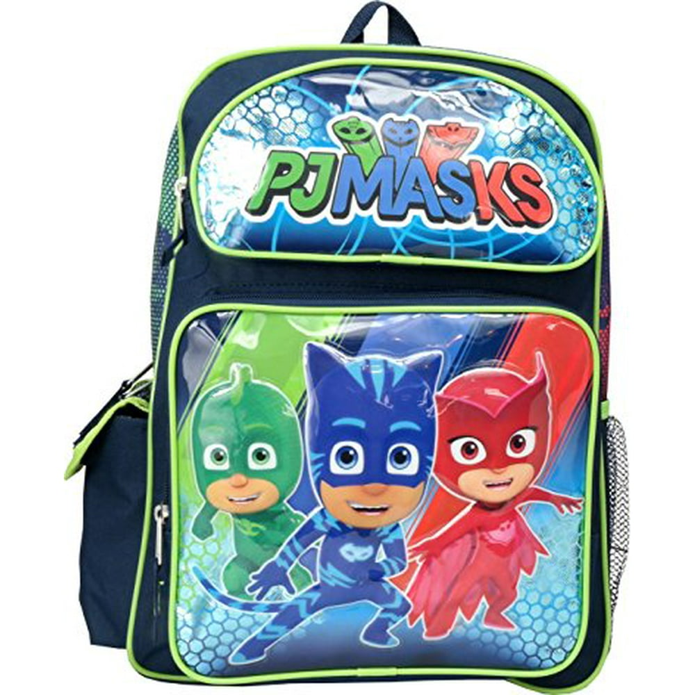 PJ Masks - Backpack - s - Catboy Owlette Gekko Green 16 School Bag ...