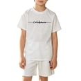 Boys Shorts Sets Girls Cool City Font Print Crewneck Tee and Shorts 2 ...
