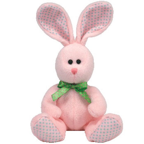 TY Beanie Baby - VALLEY the Pink Bunny (6.5 inch) - Walmart.com ...