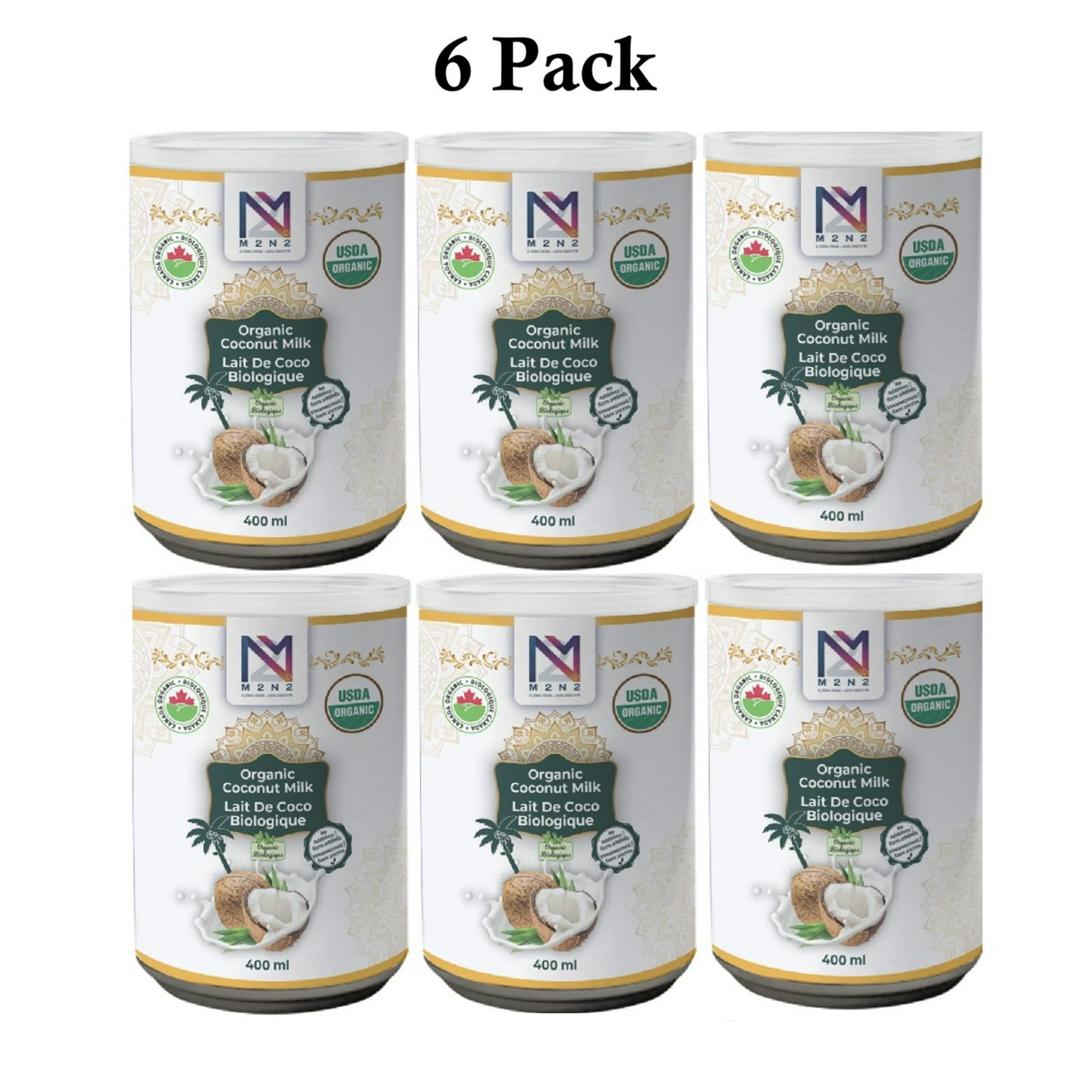 Click here for Organic Coconut Milk 6 Can Pack - M2n2 prices
