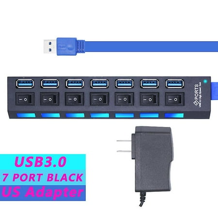 Jinzhaolai Usb 3.0 Hub High Speed Hub 4/7 Ports Multiple 3.0 Hub Switch ...