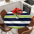 Fitted Round Tablecloths Elastic Edged Table Covers 45"-54",Classic ...