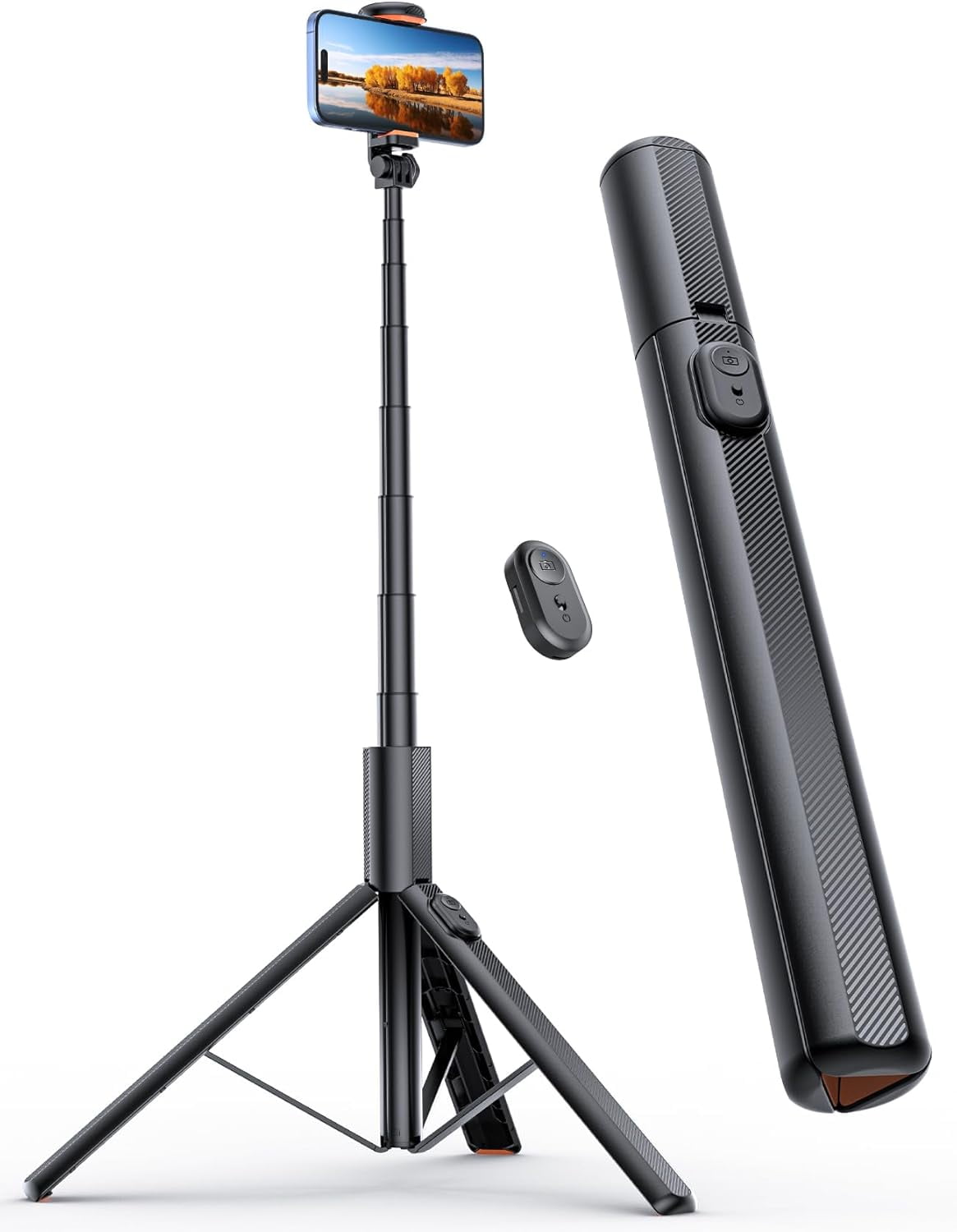 TRAHOO-71" Phone Tripod, NT79 Extendable Selfie Stick for Cell Phone ...