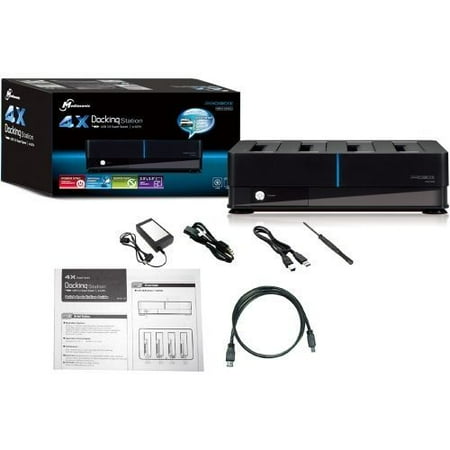 Mediasonic Probox Drive Dock External - 4 X Total Bay - 4 X 2.5/3.5 Bay ...