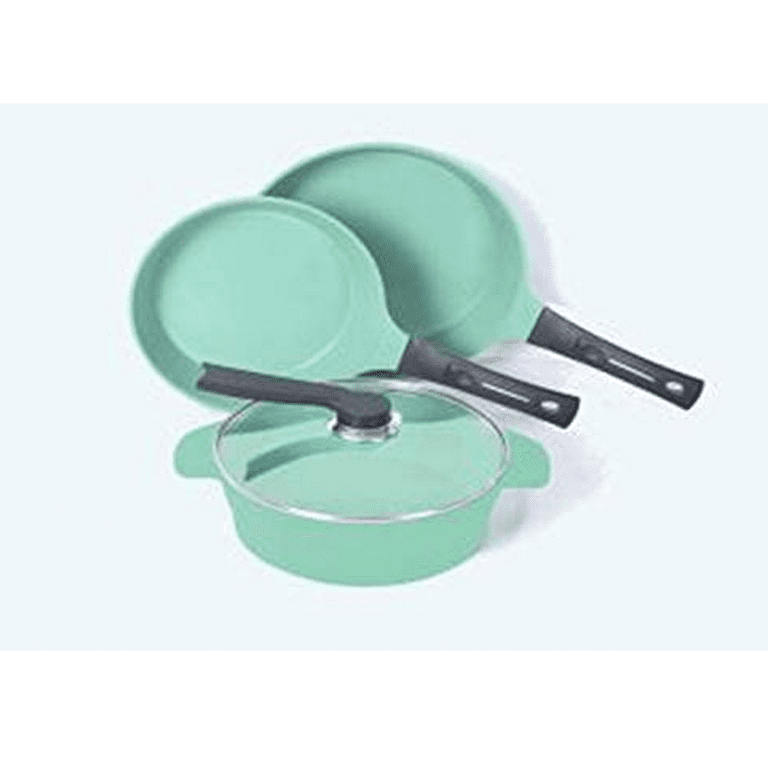 Neware EUROCOOK Jade-coated Ceramic Non-Stick 4-Piece Set,