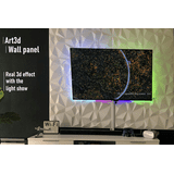 Art3d 19.7 in. x 19.7 in PVC 3D Wall Panel (12-Pack) Tile in White ...