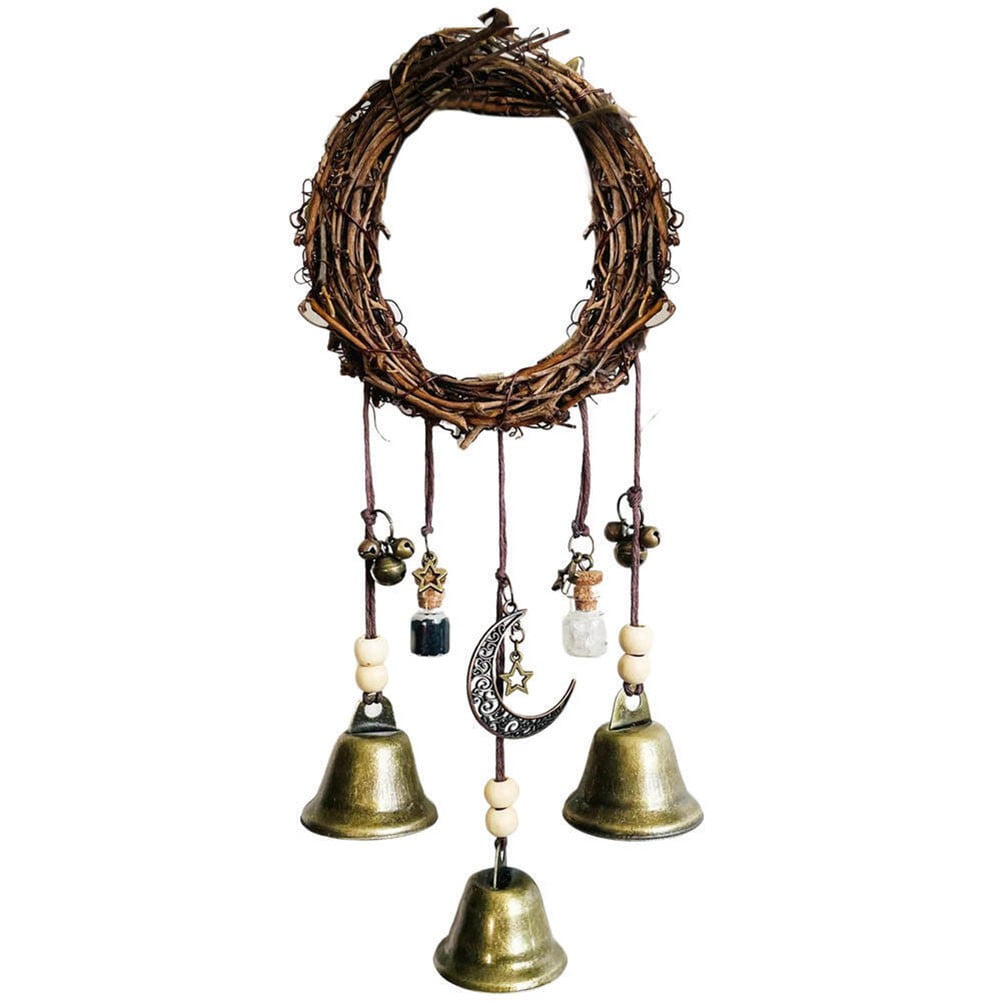 Click here for Myg Witch Wind Chime Door Hanger Hanging Witch Bel... prices