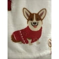 CORGI IN RED SWEATER Dog Large Print 60x70” Oversized Plush Throw ...