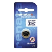 Renata CR1632 3V Lithium Coin Battery - 2 Pack + Free Shipping ...