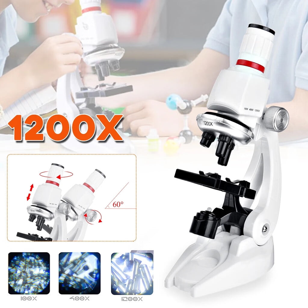 educational toys for kids 5-7 1200X Children Toy Biological Microscope ...