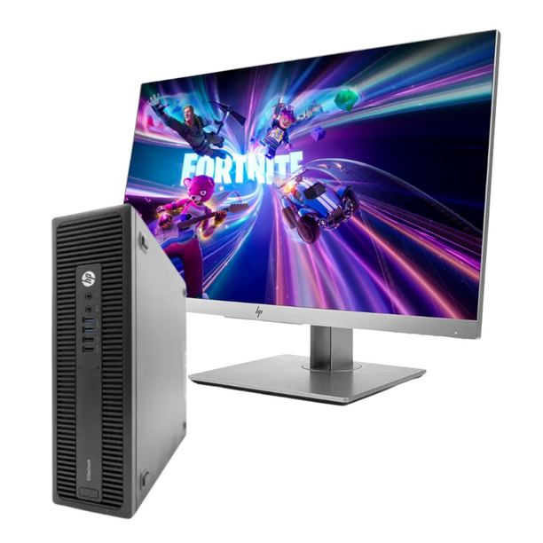 Pc Hp Elitedesk 705 G3 Amd Pro A6, monitor de 24", 8gb Ram 256gb Ssd ...