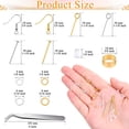 modacraft Hypoallergenic Earring Making Kit, 2000Pcs Jewelry Making ...