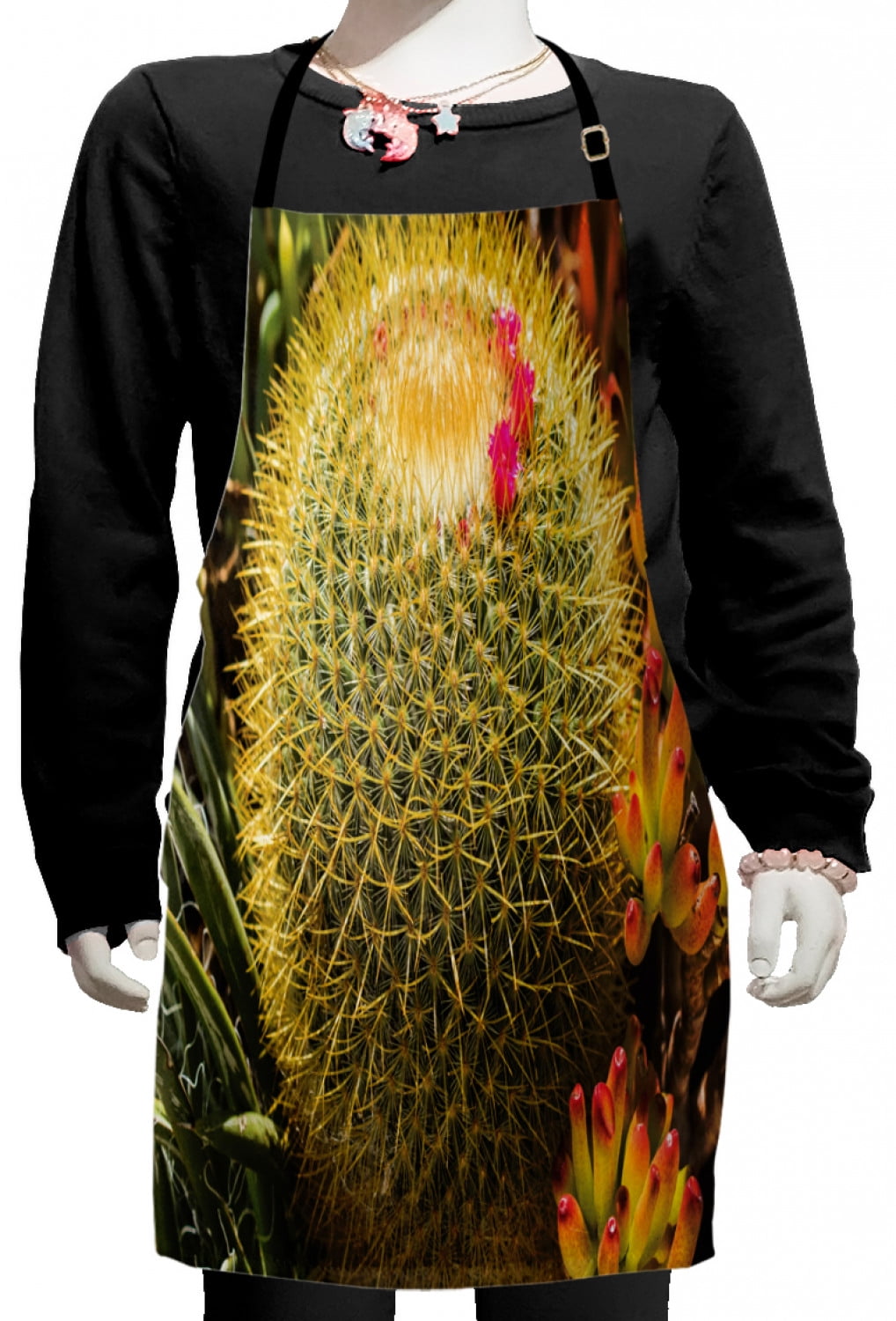 Cactus Kids Apron, Photo of Cactus Plant Flower with Spike Botanical ...