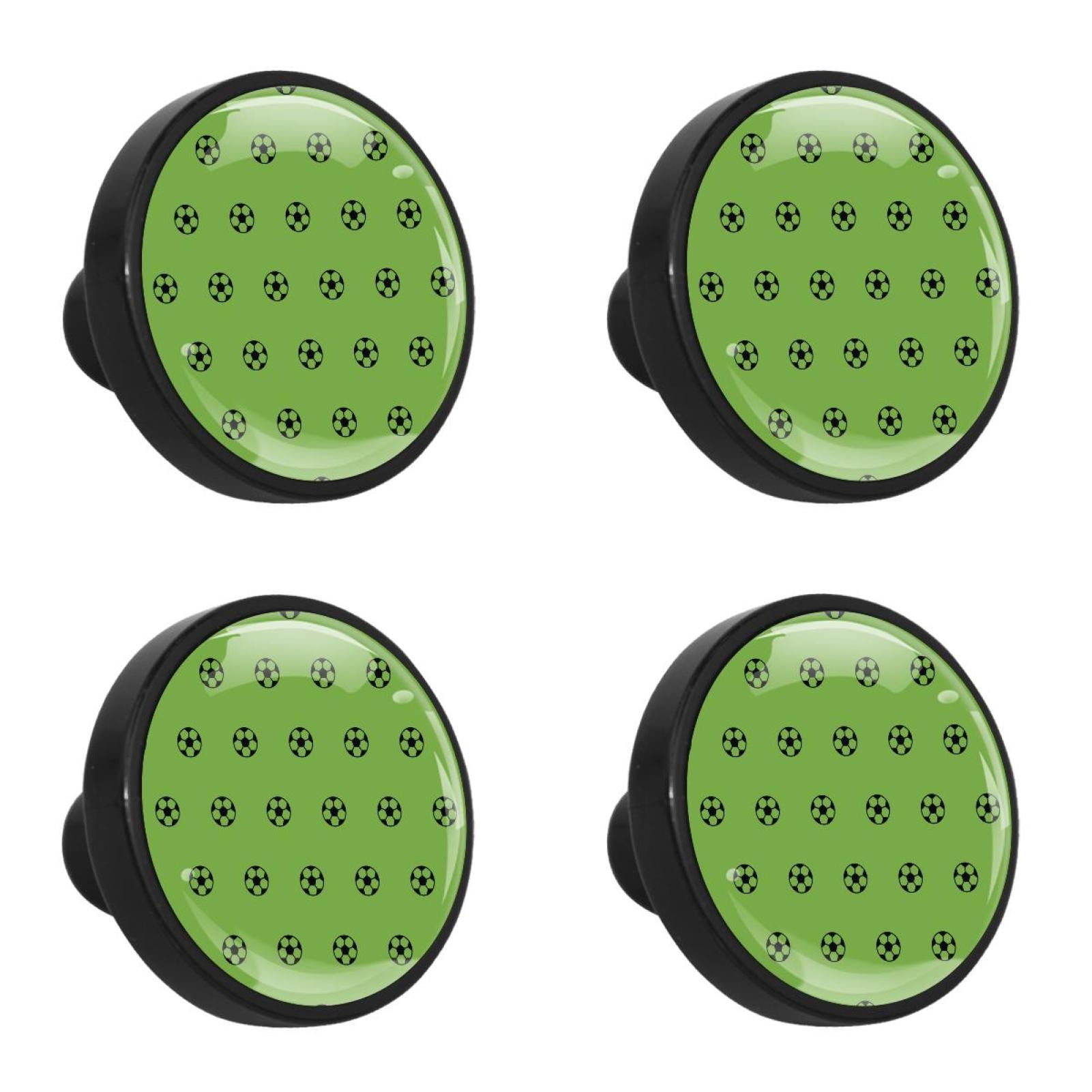 4 Pcs Sports Soccer Football Knobs for Kitchen Cabinet Cupboard Dresser ...