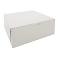 SCT White One-Piece Non-Window Bakery Boxes, 10 x 10 x 4, White, Paper ...