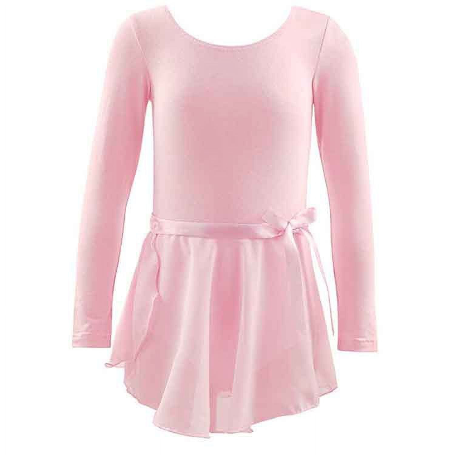 Conjunto de leotardo de ballet NQ para niñas 120 cm manga larga ...