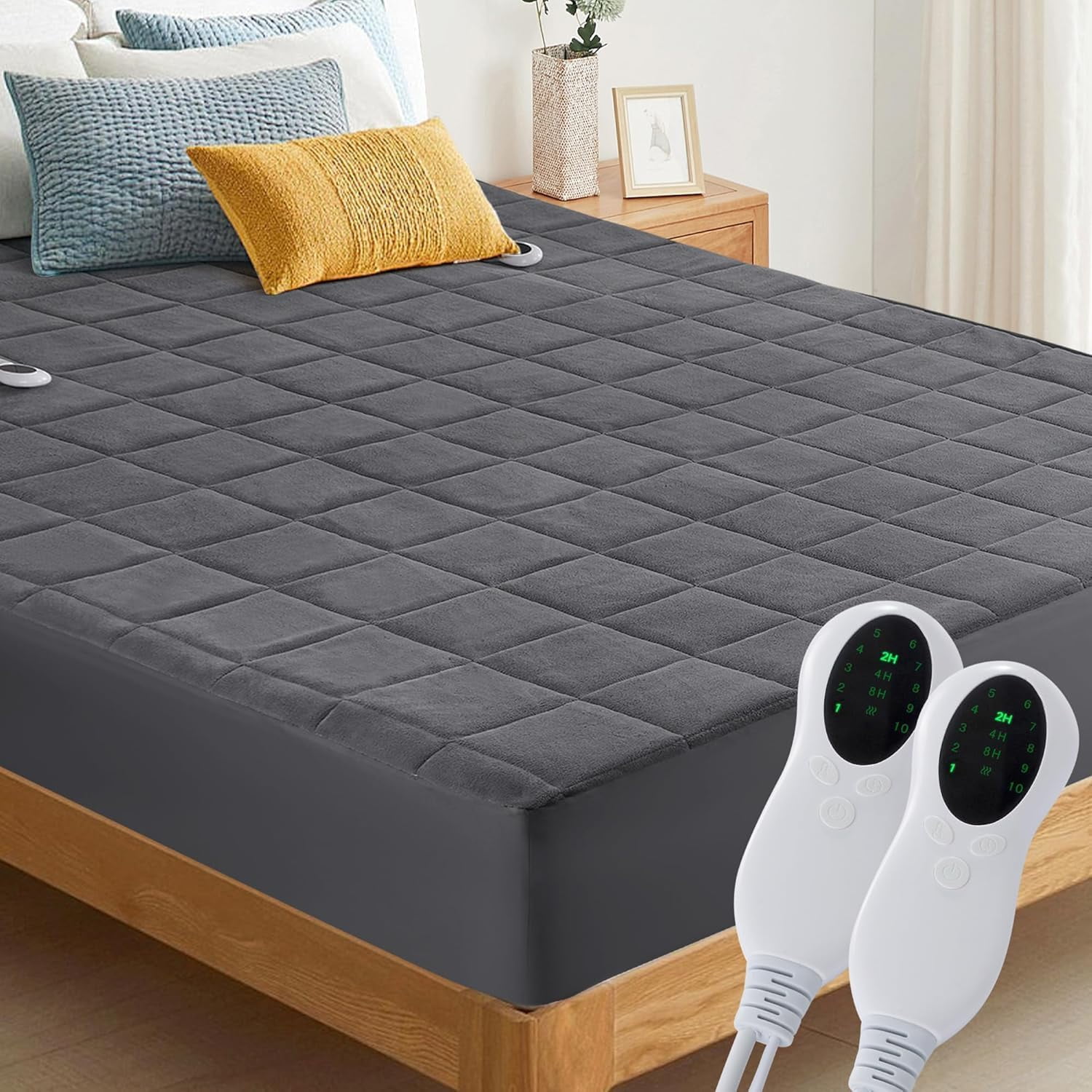 Click here for Salafire Electric Heated Mattress Pad Queen Size c... prices