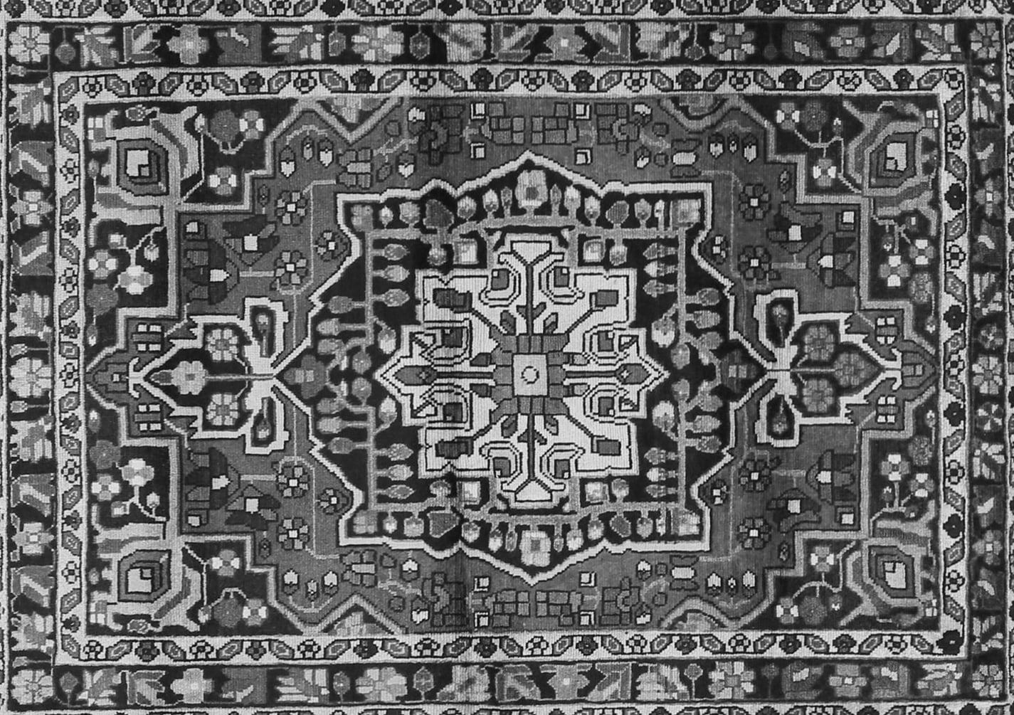 Ahgly Company Indoor Rectangle Persian Gray Traditional Area Rugs, 2' x ...