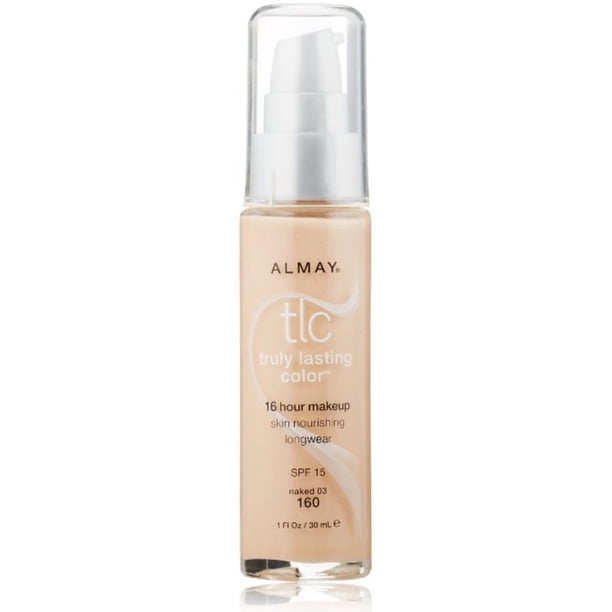 Almay TLC Truly Lasting Color 16 Hour Makeup, Naked 03 [160] 1 oz ...