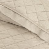 Gap Home Washed Frayed Edge Organic Cotton Quilt, Full/Queen, Khaki ...