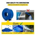 1-1/2" x 105' Discharge Hose, PVC Flat Hose for Pool & Water Transfer ...