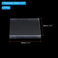 Uxcell Acrylic Stamp Blocks, 2 Pack Clear Stamping Block Mounting ...