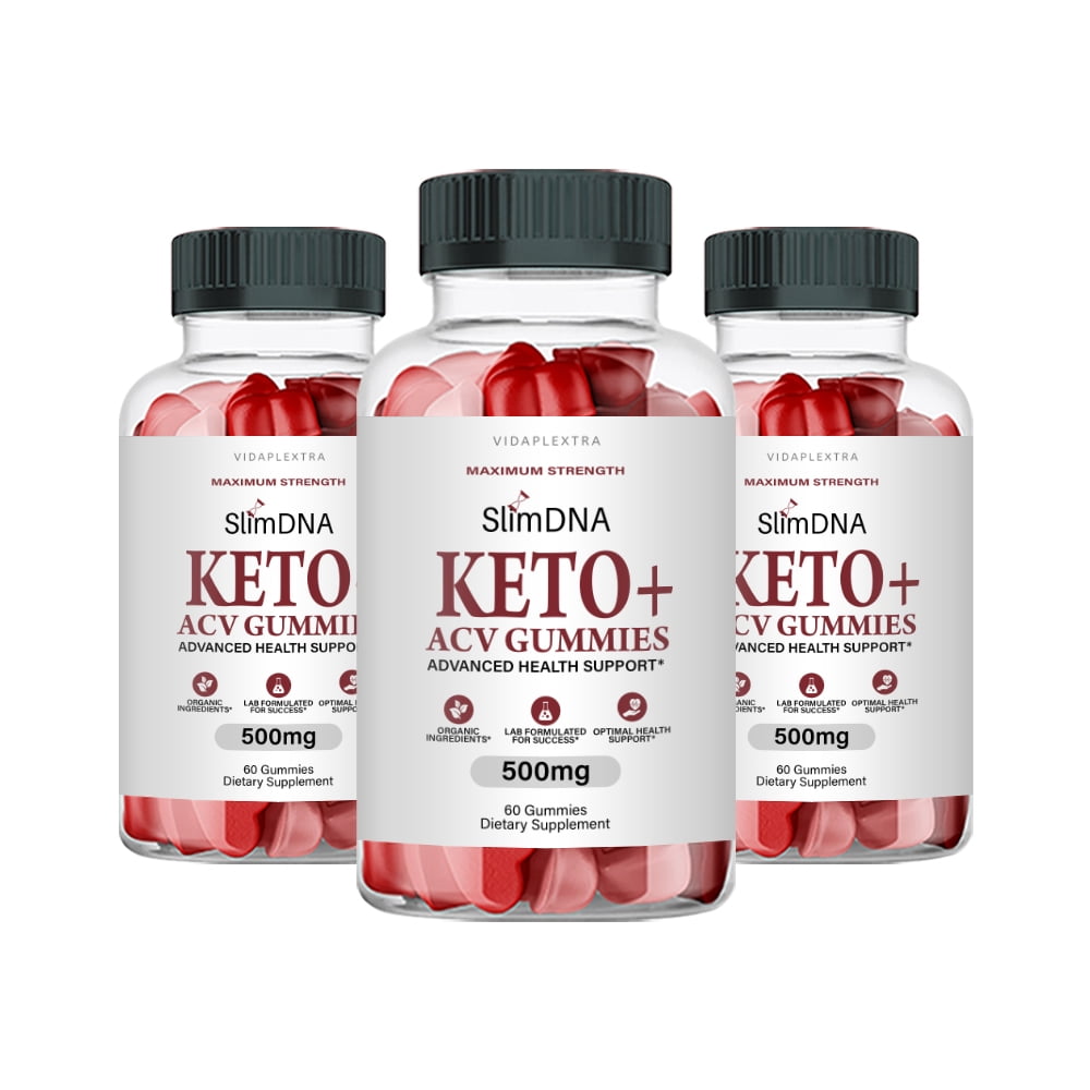 (3 Pack) Slim DNA Gummies - Slim DNA Apple Cider Vinegar Keto Gummies ...