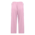Xuyuer Women's Solid Color Postoperative Recovery Care Pants Easy On ...